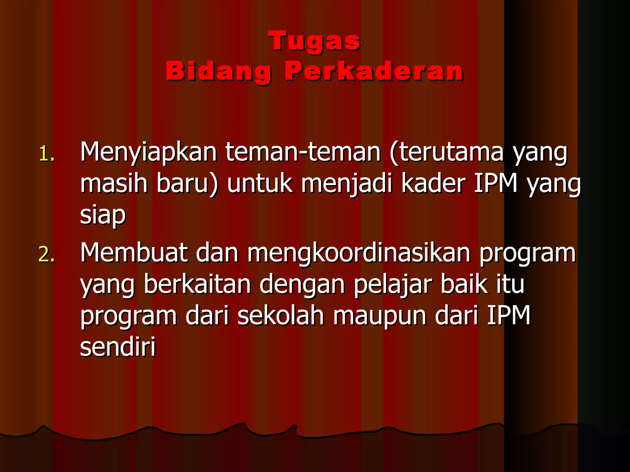 Keorganisasian dan ke ipm-an dasar | PPT