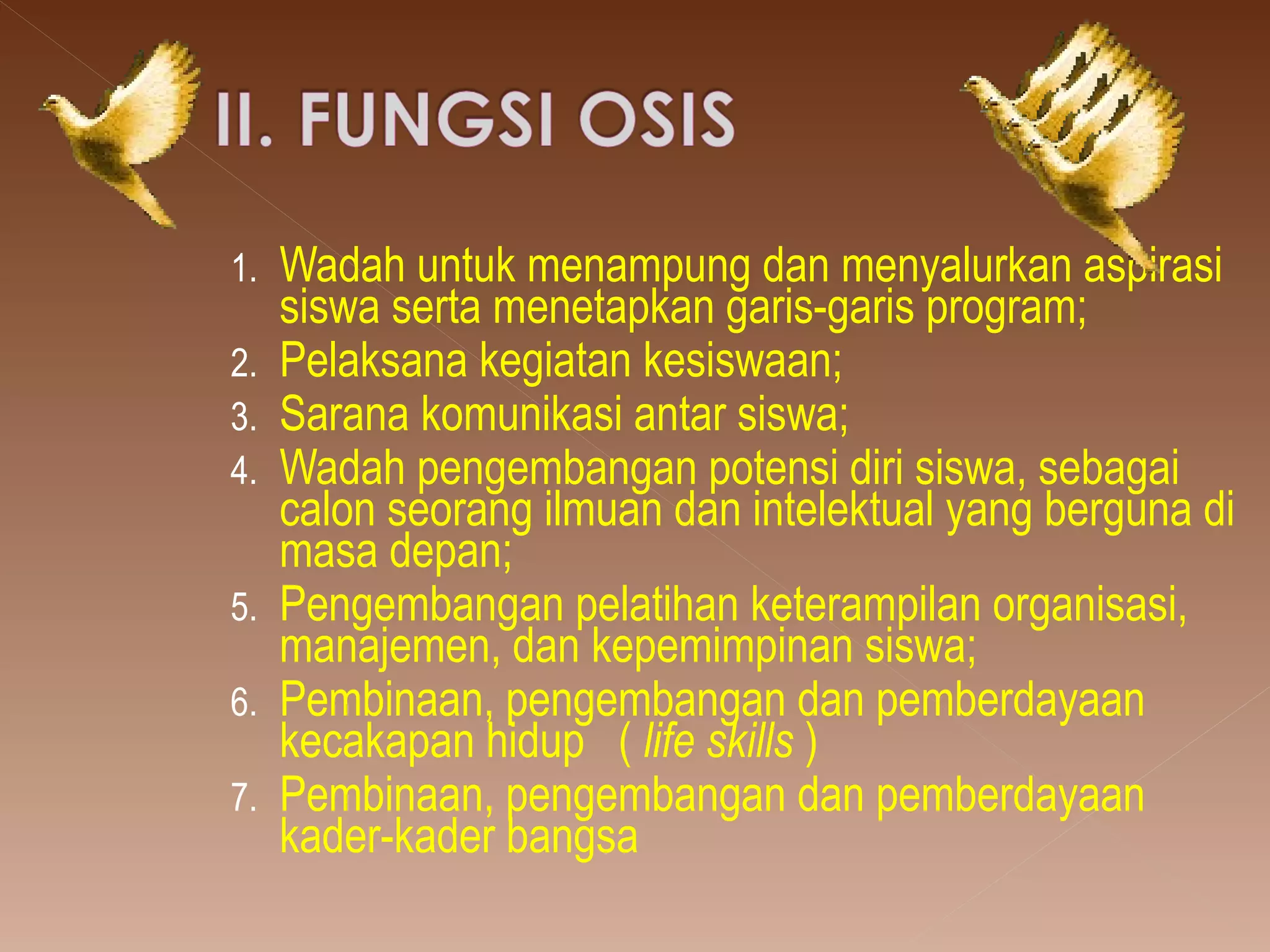 Keorganisasian osis | PPT