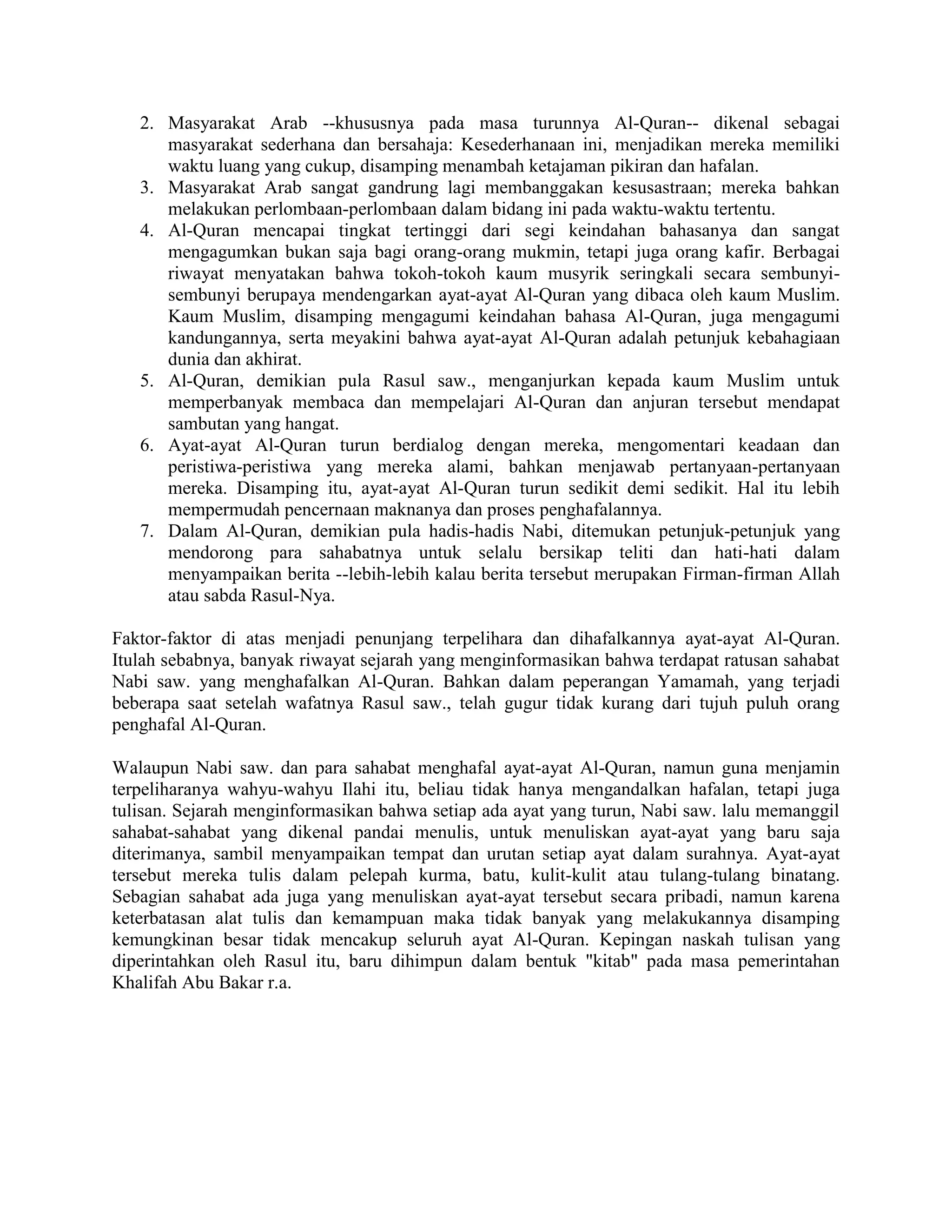 Keotentikan al qur'an | PDF