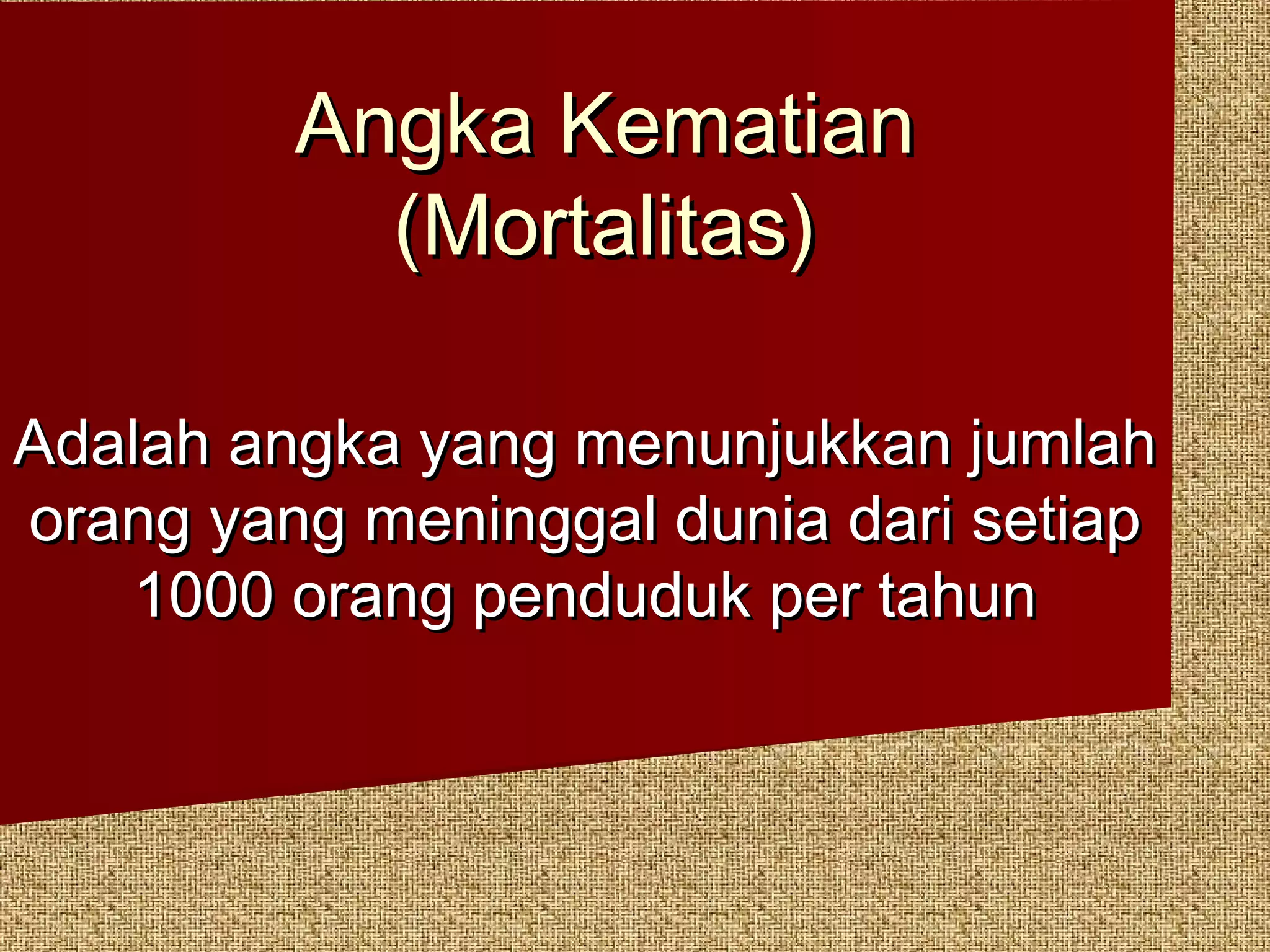 Kepadatan populasi manusia | PPT