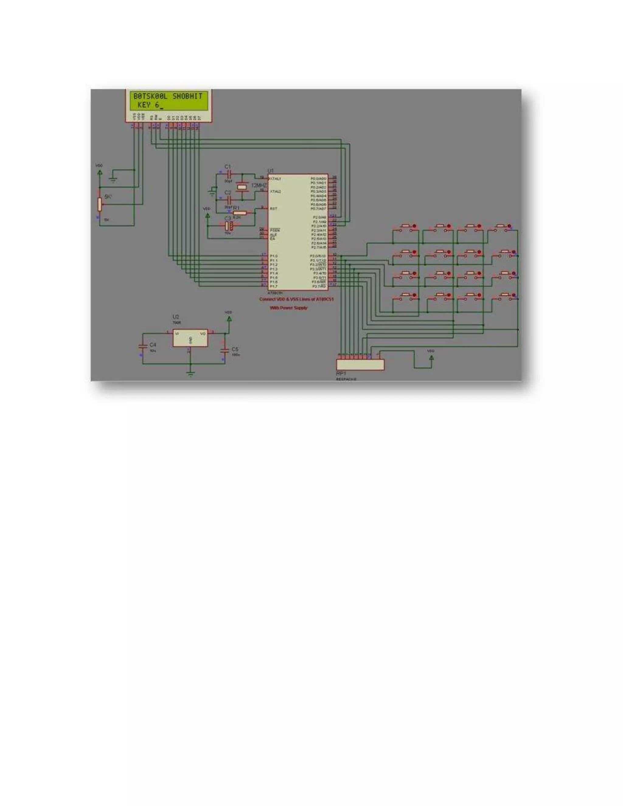 Kepad lcd 8051 | PDF