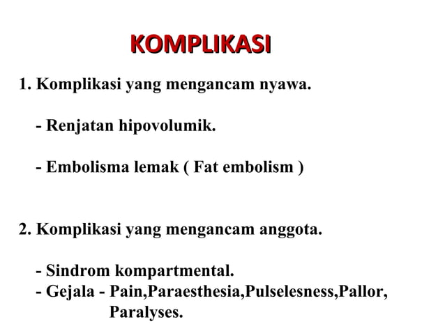 Kepatahan immobilisasi-transport-wound industries | PPT