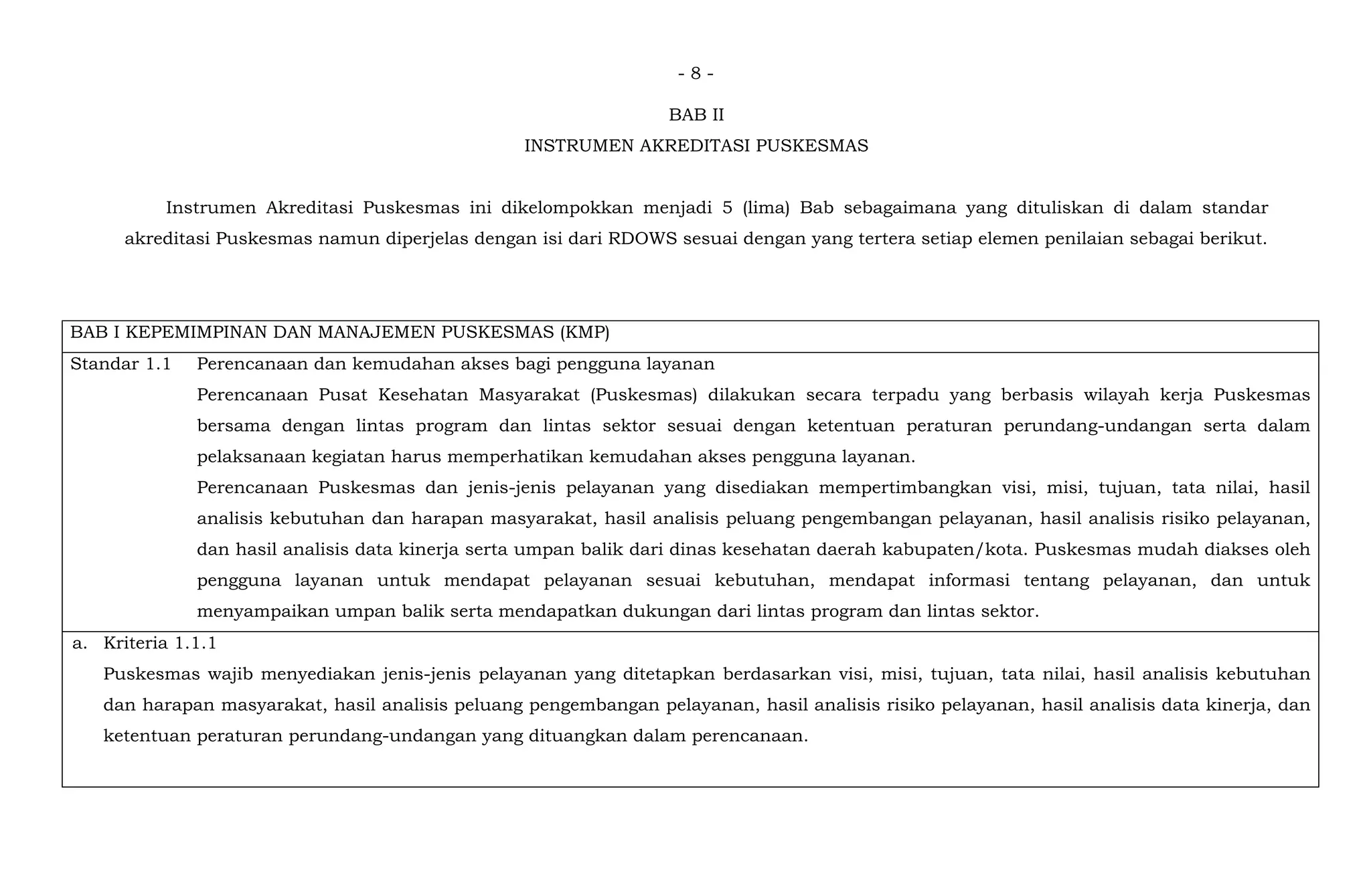Kepdirjen Instrumen Akreditasi Puskesmas Pasca Standar-1.pdf