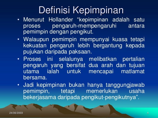 Kepemimpinan
