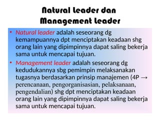 Materi Mengenai Apa Itu Kepemimpinan.ppt