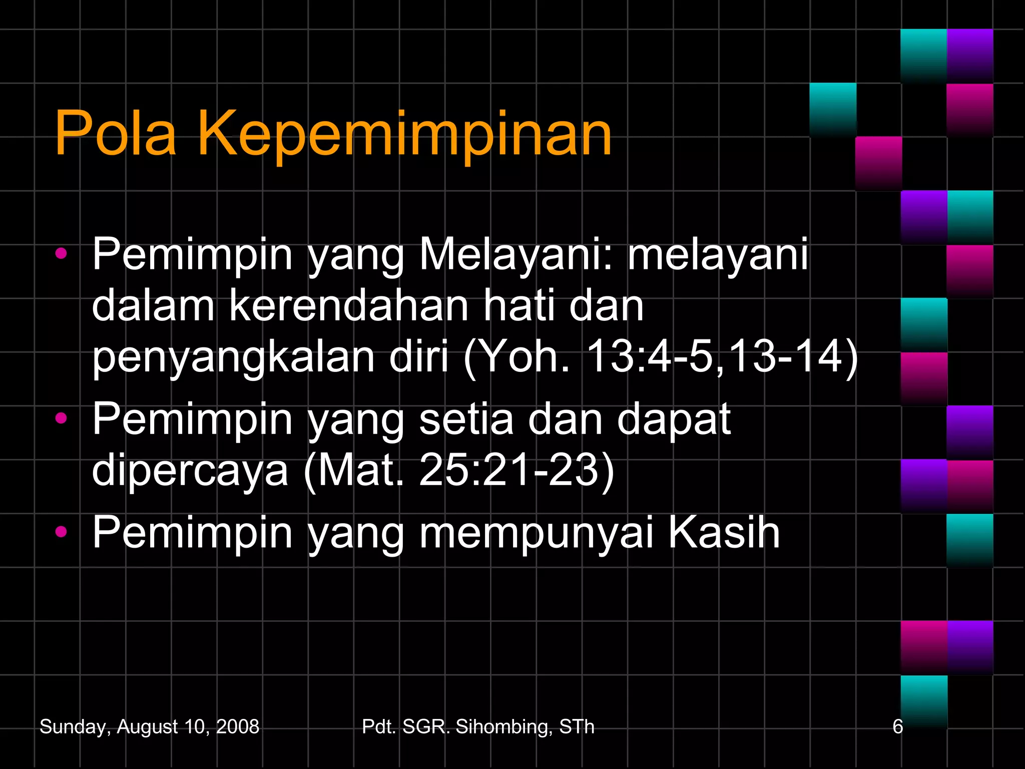 Kepemimpinan Bpk | PPT