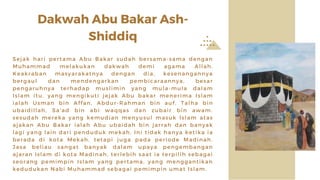 KEPEMIMPINAN ABU BAKAR ASH-SHIDDIQ | PPT