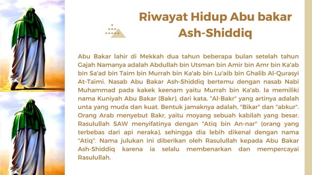 KEPEMIMPINAN ABU BAKAR ASH-SHIDDIQ | PPT