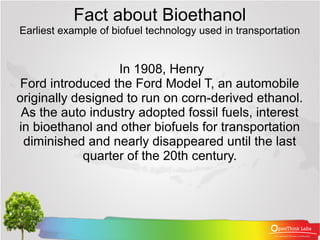 China's Leadership in the Commercialization of Bioethanol | PDF