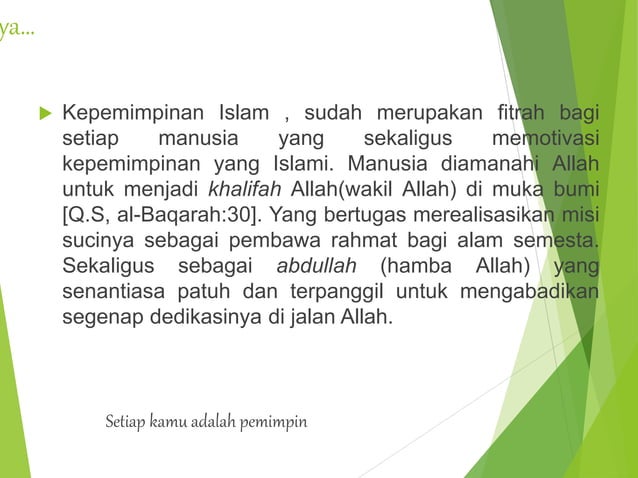 KEPEMIMPINAN DALAM ISLAM.ppt