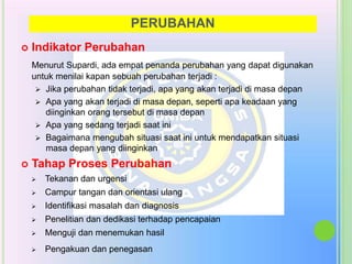 POWER POINT TENTANG KEPEMIMPINAN DAN PERUBAHAN | PPTX