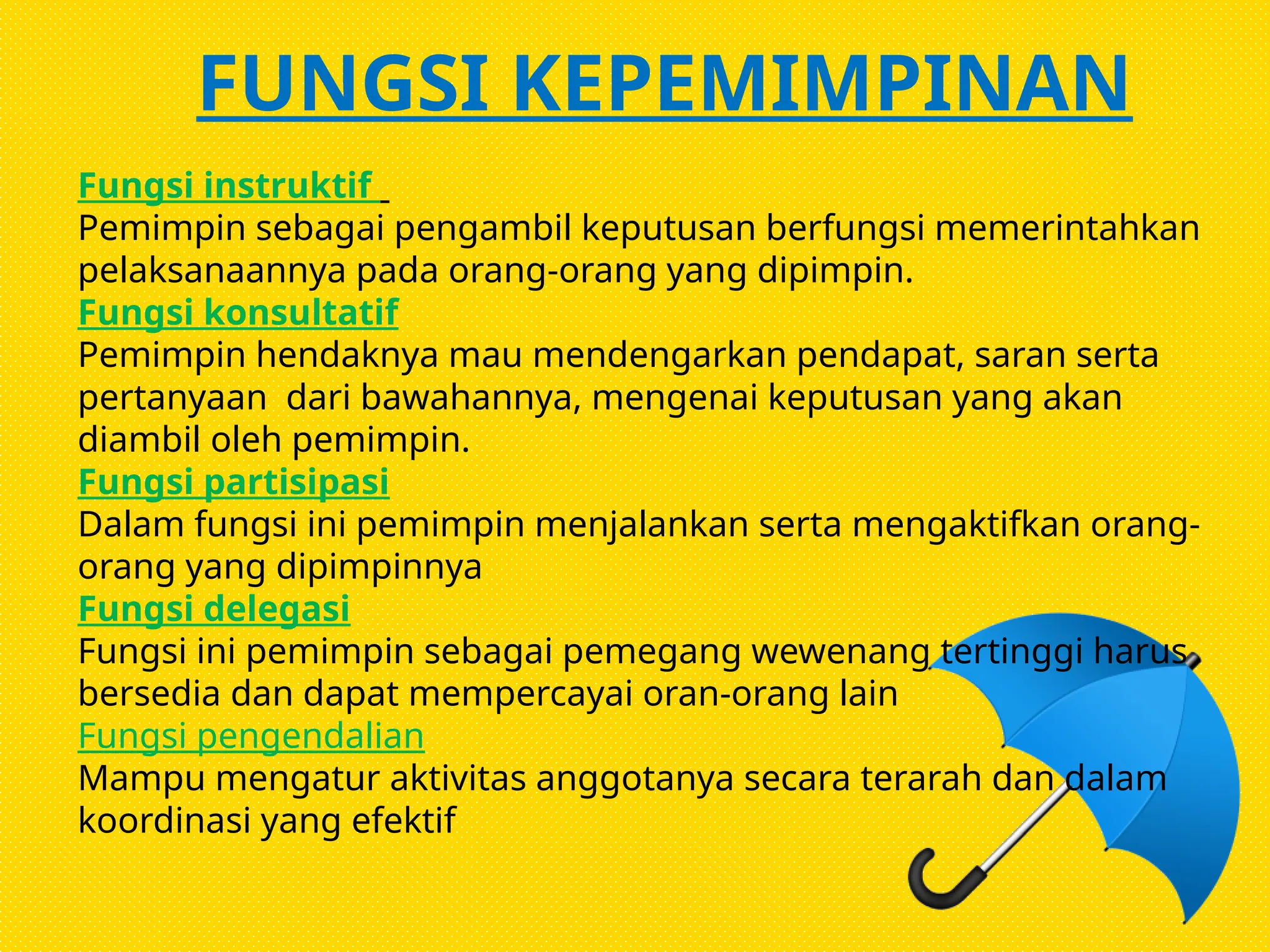 TENTANG PENTINGNYA kepemimpinan OLEH firman | PPT