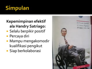 Analisis Kepemimpinan Handry Satriago | PDF