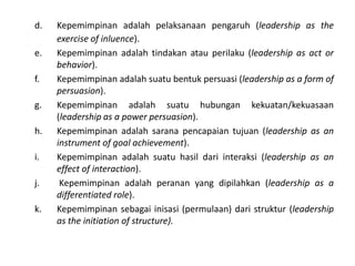 Kepemimpinan indonesia 2 | PPTX
