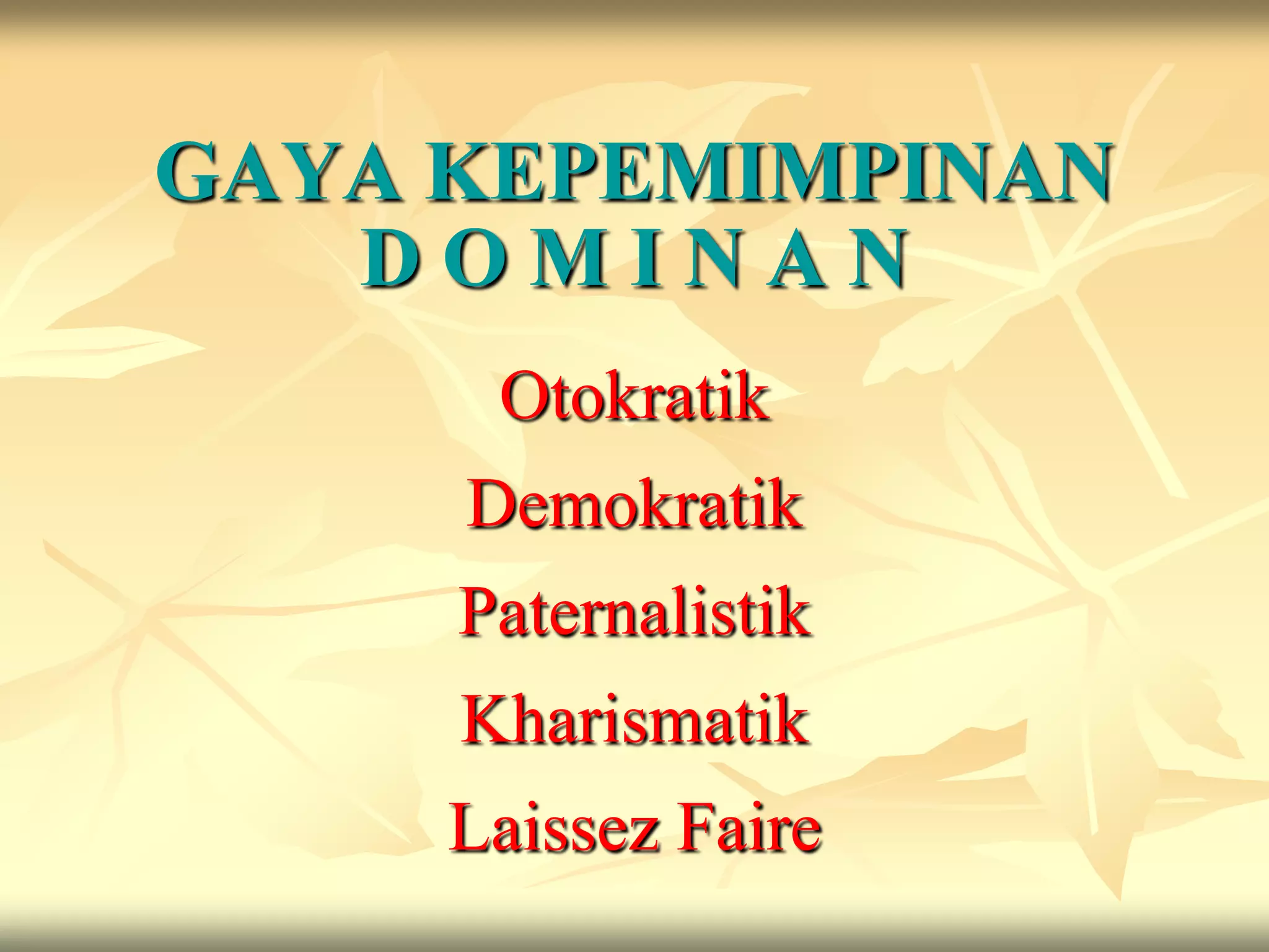 Pelatihan Kepemimpinan Lengkap | PDF
