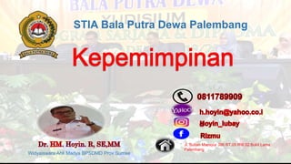 Kepemimpinan stia bpd | PPT
