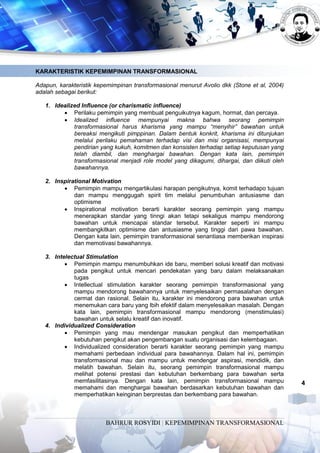 Kepemimpinan transformasional | PDF