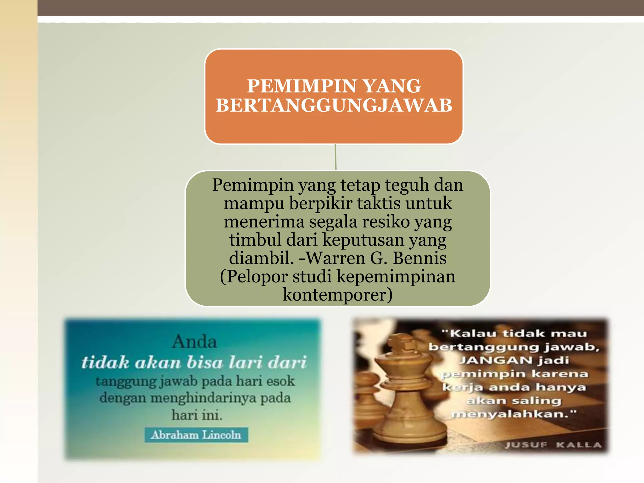 Kepemimpinan yang bertanggung jawab | PPTX