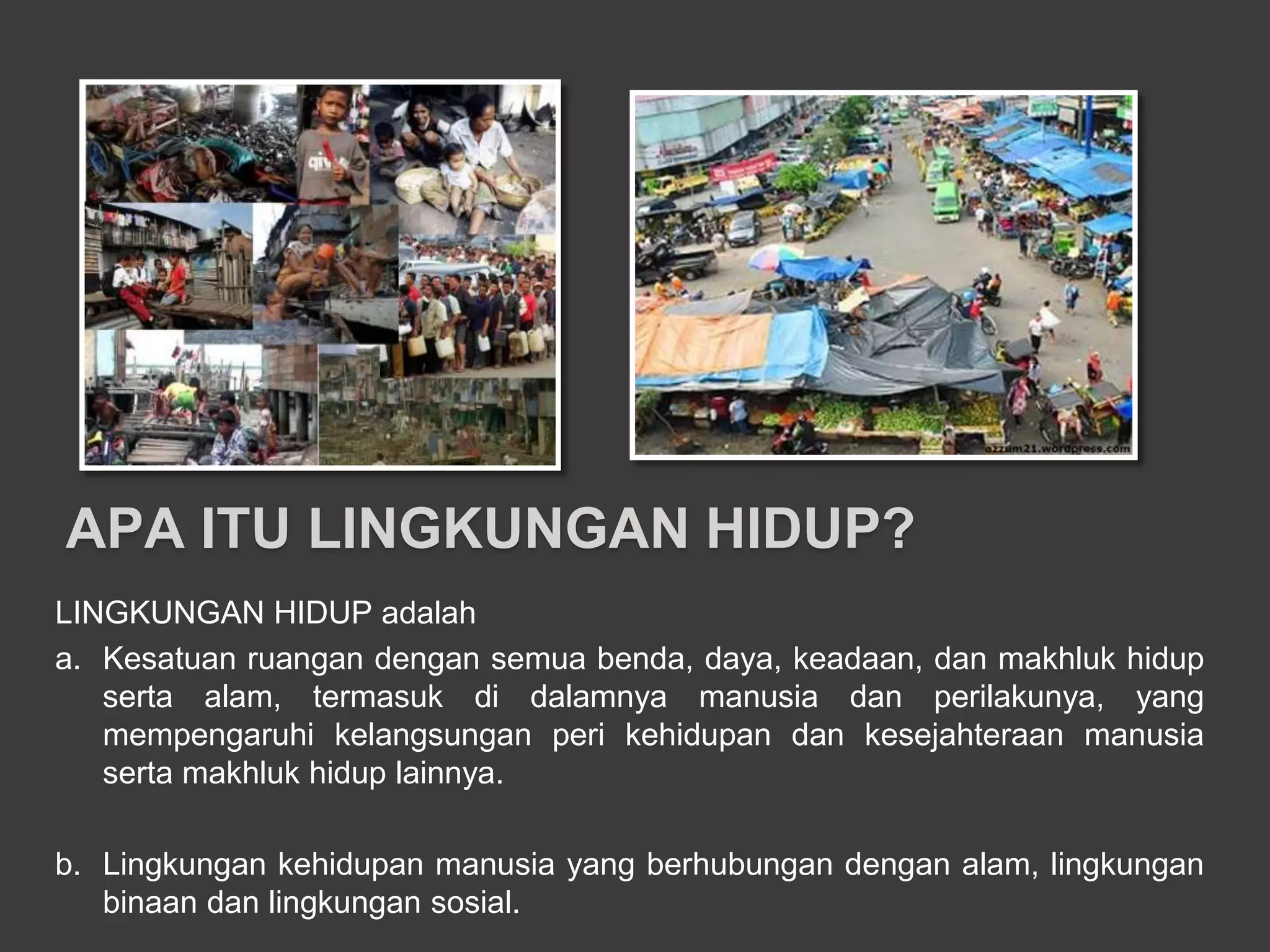 Kependudukan dan lingkungan hidup | PPTX