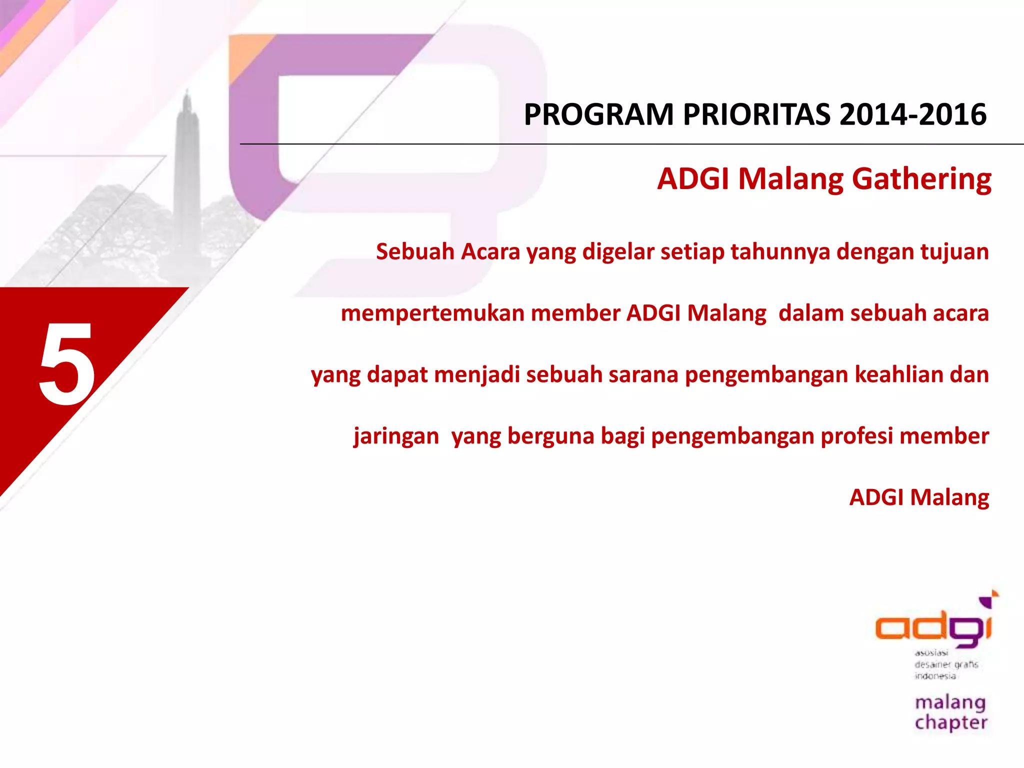 Kepengurusan ADGI Malang | PPT