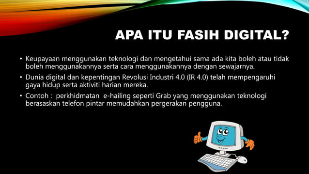 Kepentingan fasih digital dalam kalangan murid pada abad | PPTX