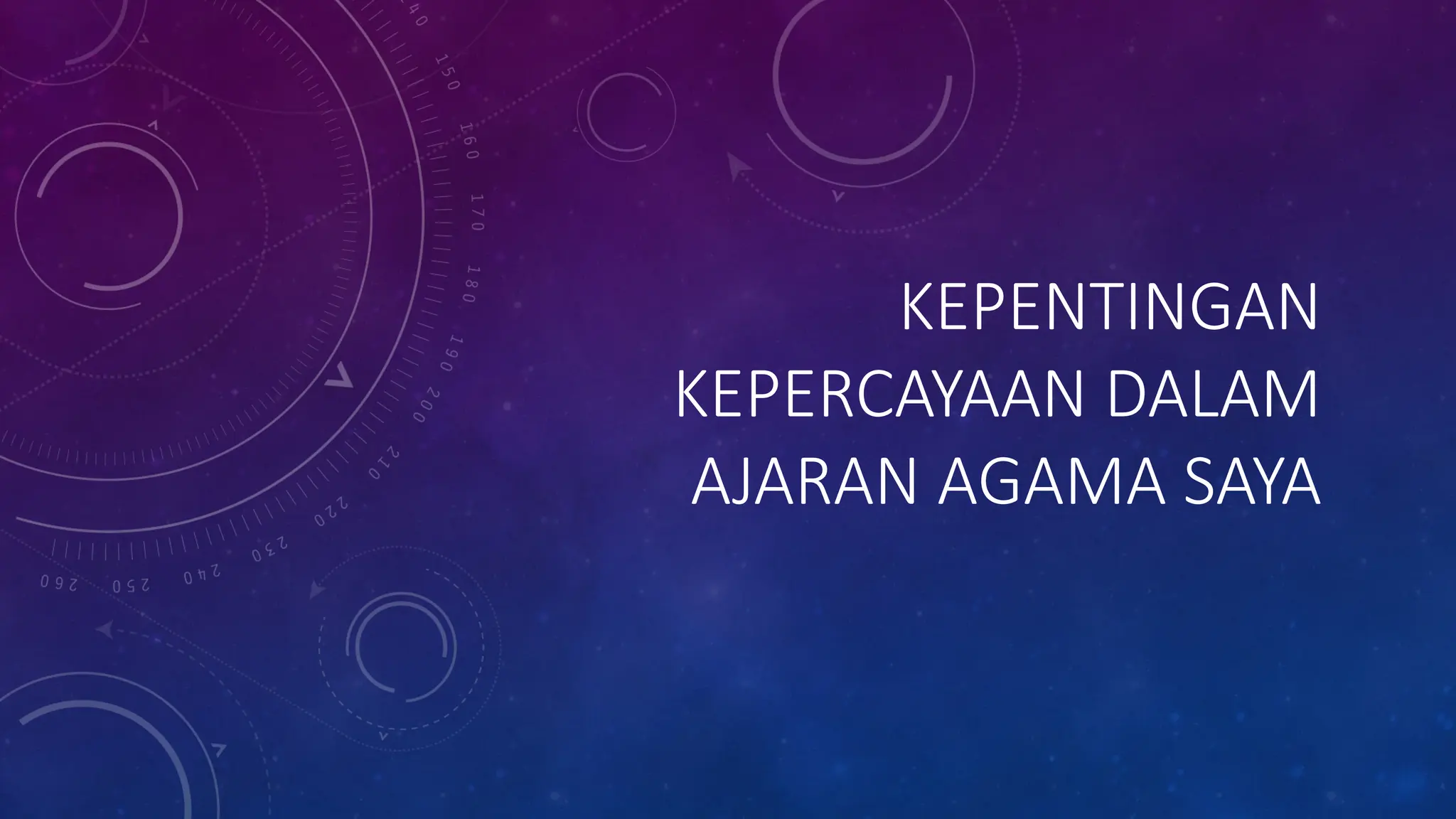 Kepentingan kepercayaan dalam ajaran agama saya pendidikan moral | PPTX