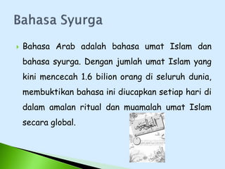 Kepentingan mempelajari bahasa_arab_dan_keunikannya | PDF