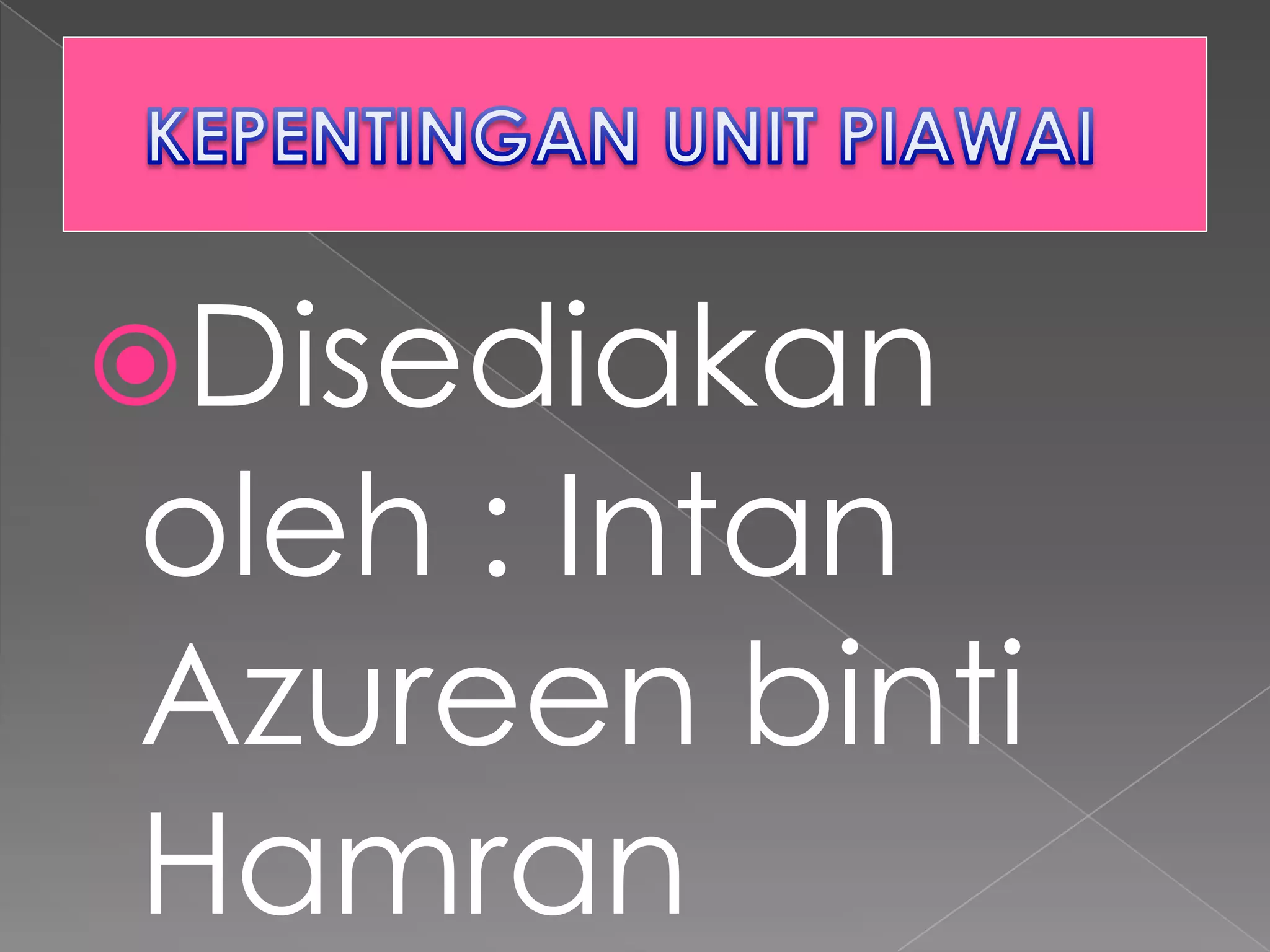Kepentingan piawai (full) by intan azureen | PPT