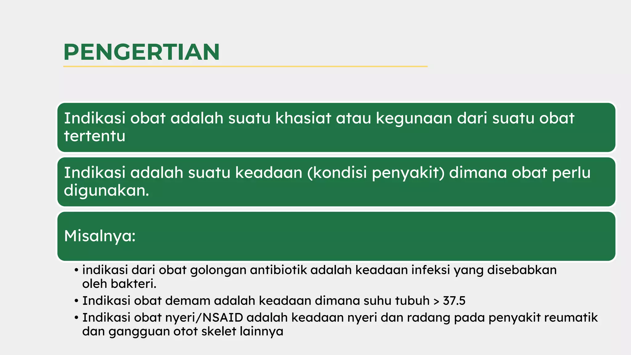 KEPERAWATAN 2023_INDIKASI, KONTRAINDIKASI,DOSIS OBAT.pptx