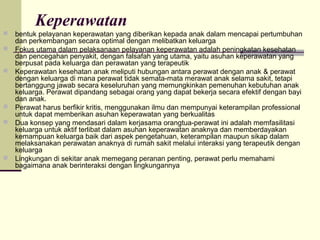 Keperawatan anak dalam konteks keluarga | PPT