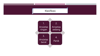 laporan pendahuluan yang menjelaskan tentang ansietas | PPTX
