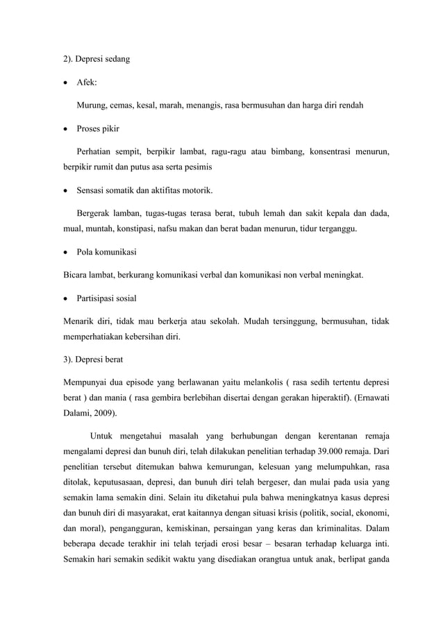 Keperawatan jiwa askep gangguan alam perasaan (mood) | DOCX