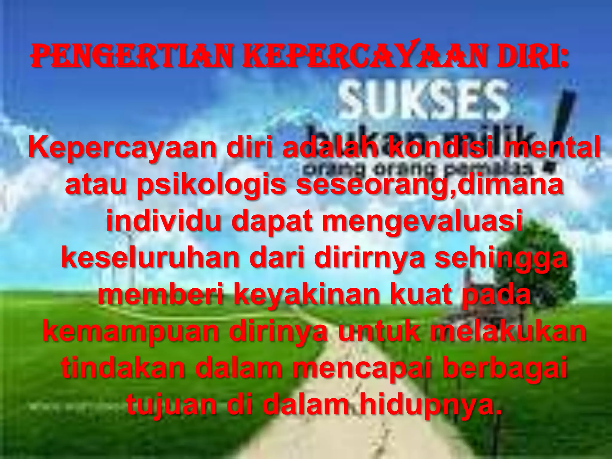 Kepercayaan diri.ppt