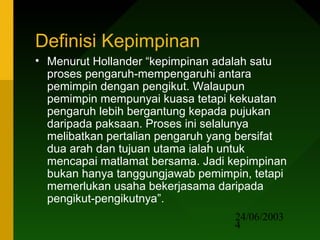 Kepimpinan | PPT