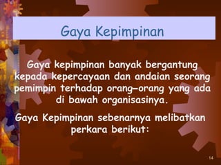 Definisi dan penjelasan mengenai kepimpinan dan panduannya untuk ...