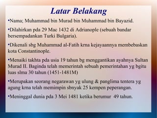 Sejarah STPM P2 - Kepimpinan | ODP
