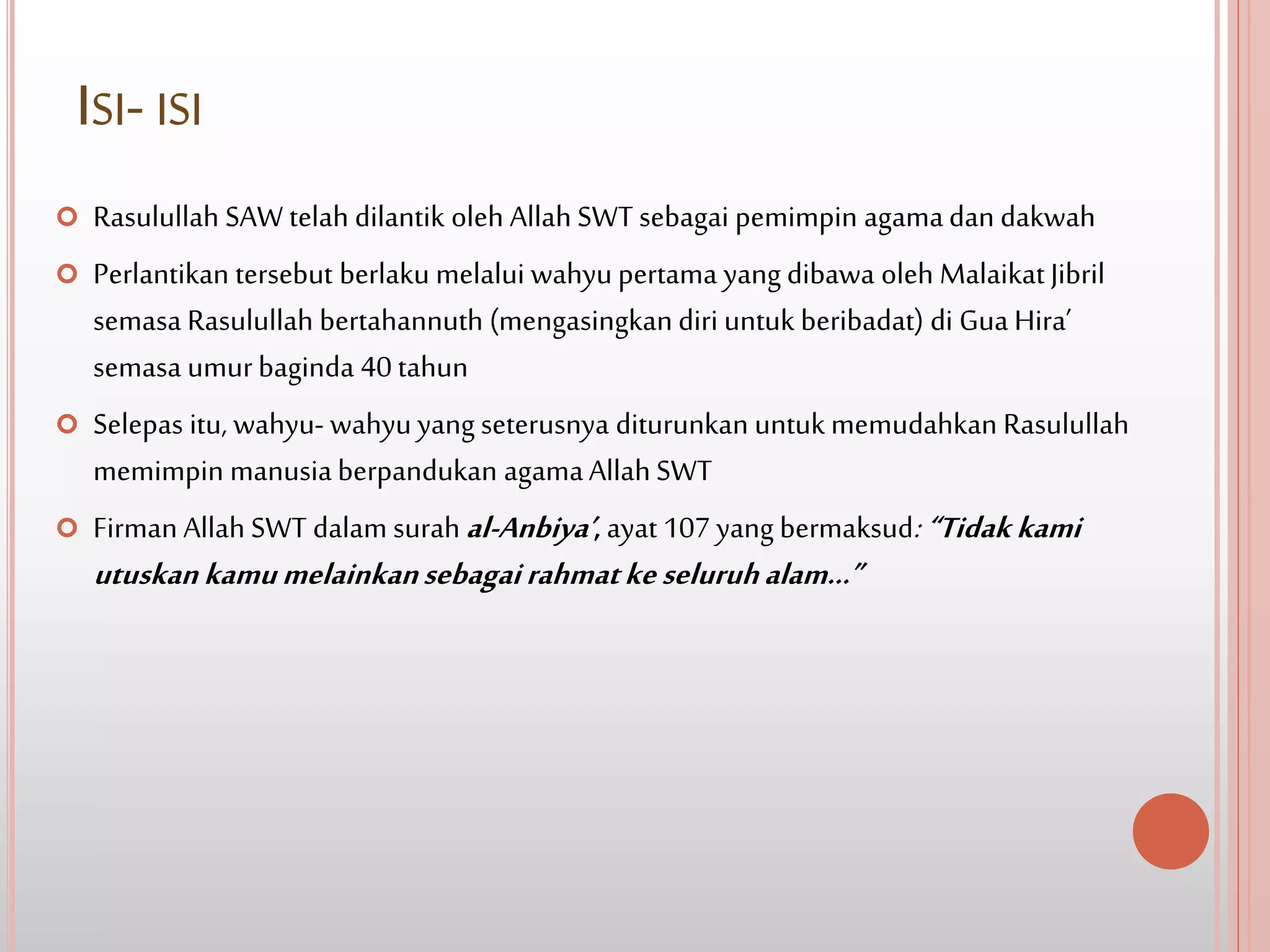 Sejarah Sem 2- Kepimpinan rasulullah dari segi pemimpin agama dan ...