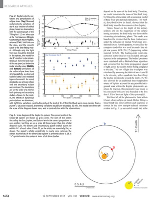 Kepler 16- a transiting circumbinary planet | PDF
