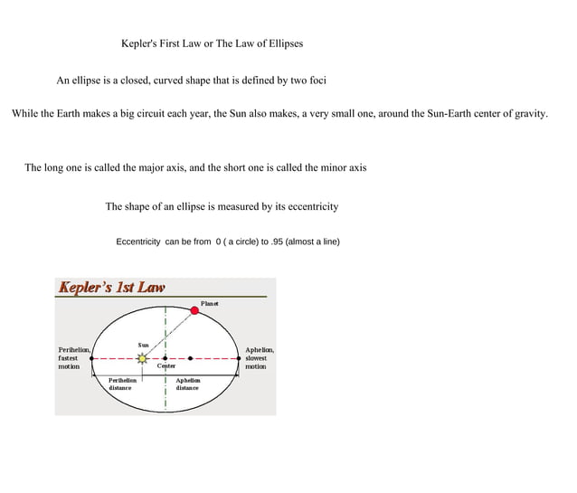 Kepler laws | PPT