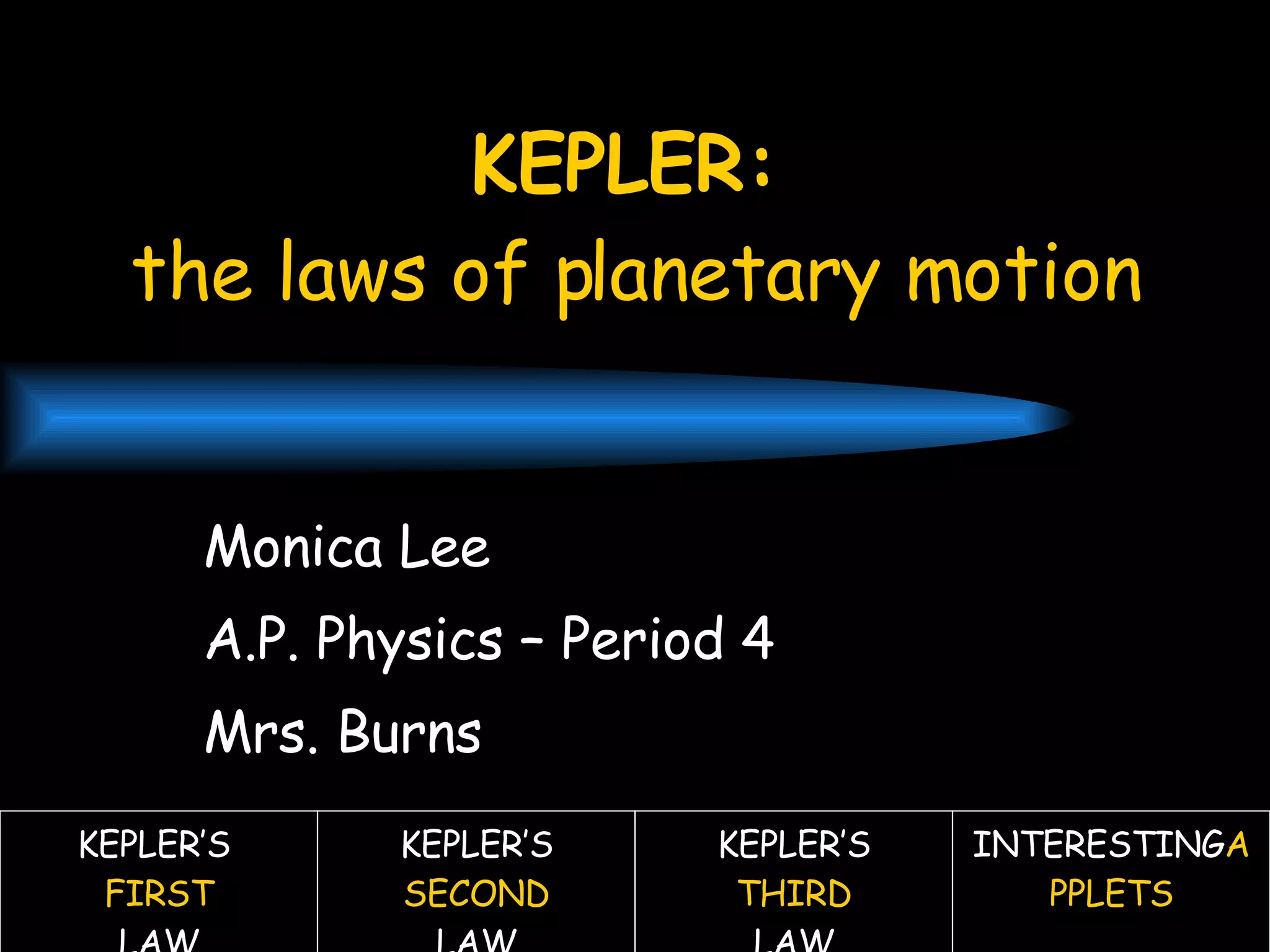 Keplers Laws | PPT