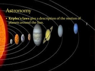 Kepler's law of planetary motion | PPTX