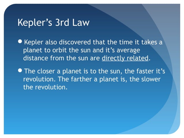 Keplers laws | PPT
