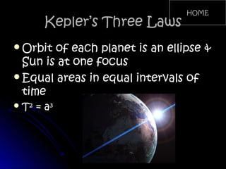 Kepler's law | PPT