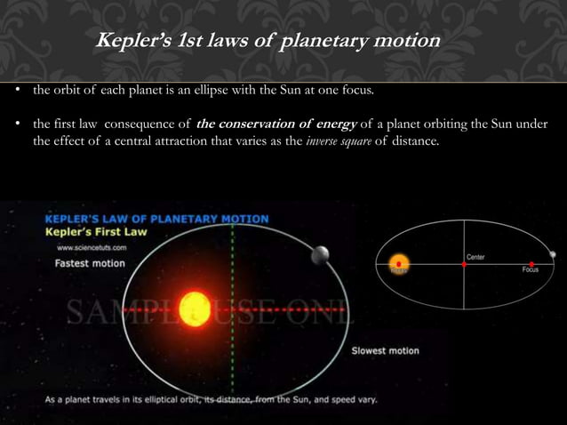 Keplers laws of planetry motion | PPTX | Physics | Science