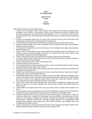 Kepmen pe-no-555-k-26-m-pe-1995 | PDF