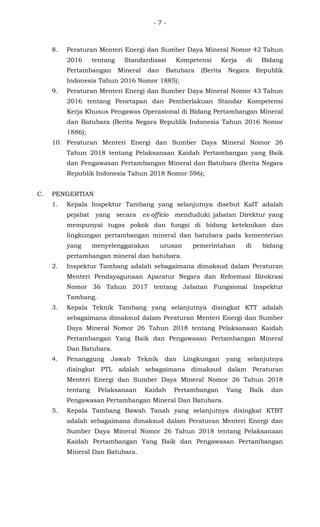Kepmen ESDM 1827 K 30 MEM 2018 - Pedoman Pelaksanaan Kaidah Teknik Pertambangan Yang Baik.pdf