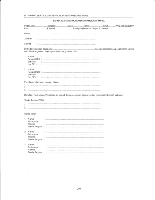 Kepmen LH Nomor 56 tahun 2002 tentang Pedoman Umum PPLH | PDF