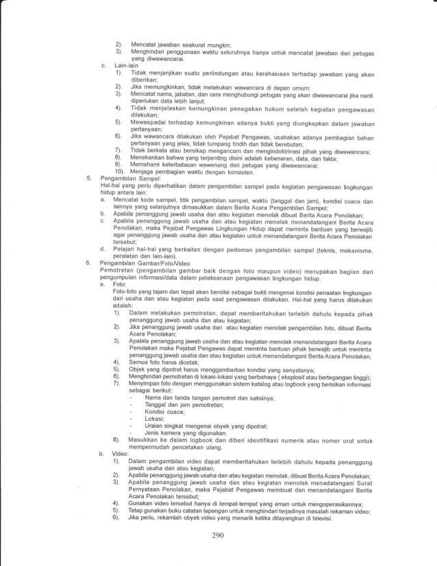 Kepmen LH Nomor 56 tahun 2002 tentang Pedoman Umum PPLH | PDF