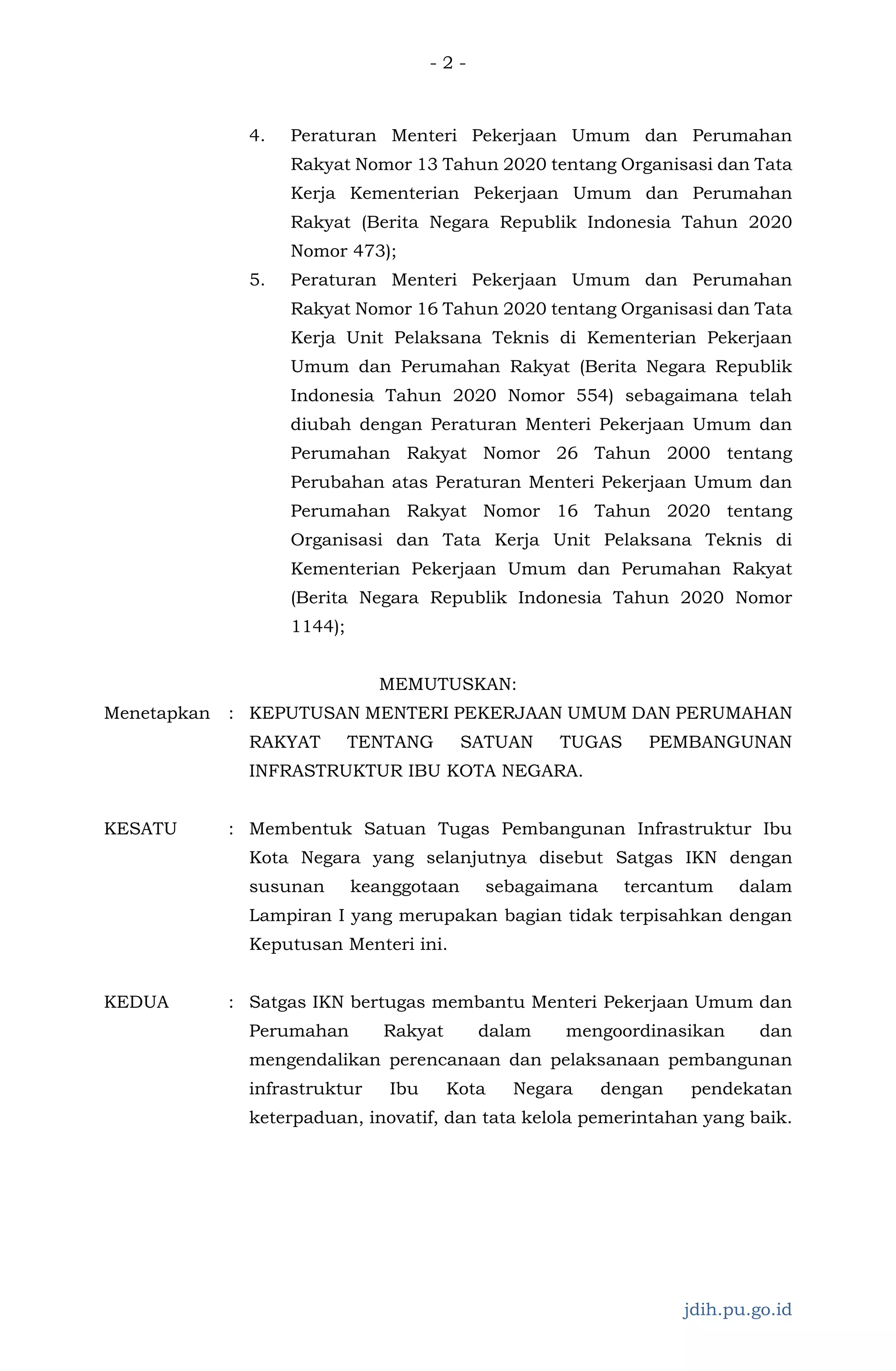 Kepmen pupr1419 kpts_m_2021-2021 | PDF