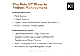 Kepner Tregoe Developing Your Hr Project Management Skills | PDF